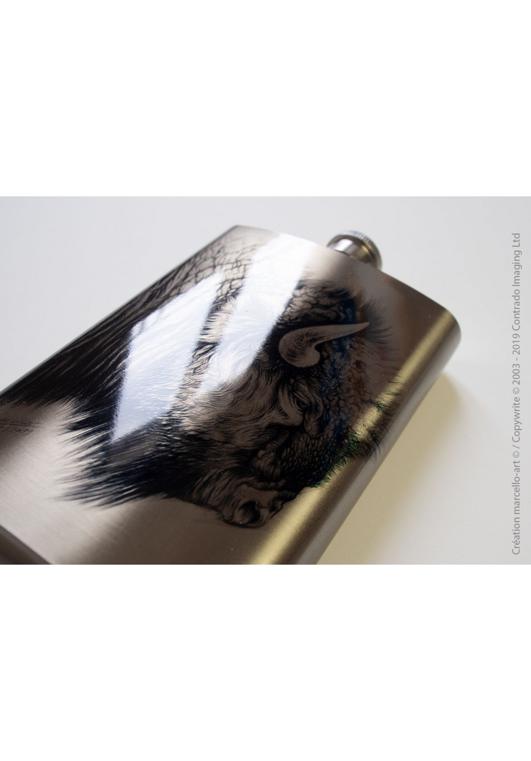 Marcello-art : Flasque 25 loup